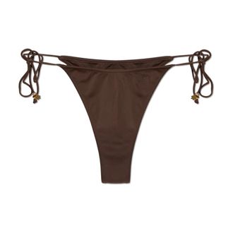 Jacquemus Femme, Maillots de bain, Brun, Taille: 38 FR Triangle Bikini Bottom