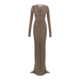 Rick Owens Femme, Robes, Gris, Taille: 38 FR Temple Gown