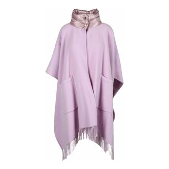 Herno Kaschmirwolle Resort Mantella - - Jackets - Damen - Rosa - ONE SIZE