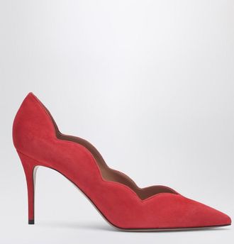 Aquazzura Red suede leather pumps