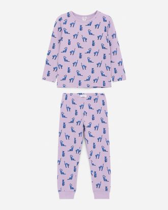 Arket Jersey-Pyjama -Lila