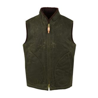 Manifattura Ceccarelli Gilet de Montagne - Homme - Vestes - Vert - Taille: XS