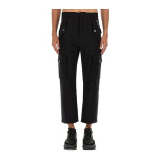 Balmain Cargo-Hose mit Rei&szlig;verschlusstaschendetail - - Trousers - Herren - Schwarzk - L