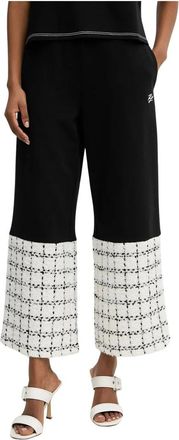 Karl Lagerfeld Damen, Hosen, Schwarzk, SGr&ouml;&szlig;e
