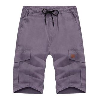 Generic Short court pour homme avec pantalon de loisirs uni pour lentra&icirc;nement et le jogging, gris, XXL