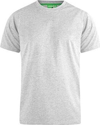 Duke D555 Kingsize Flyers - T-Shirt col Ras-du-Cou - Homme (7XL) (Gris)
