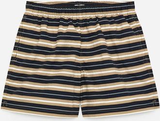 Arket Badeshorts Mit Allover-Print -Beige