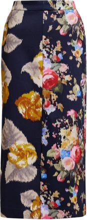 Essentiel jupe Jonsea à fleurs - Bleu