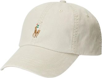 Polo Ralph Lauren Homme, Accessoires, Beige, Taille: ONE Size Casquette en coton stretch