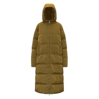K-Way Dina Shiny Nylon Fur - - Coats - Damen - Braun - L