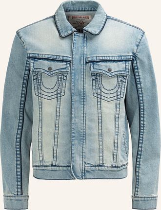 True Religion Jeansjacke Big T Moto blau