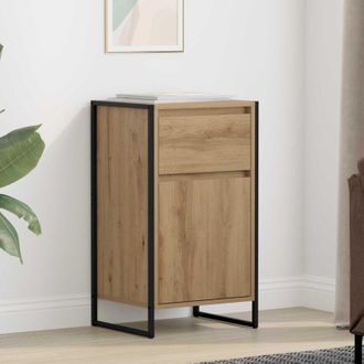vidaXL Buffet Ch&ecirc;ne artisan 81 x 36 x 150.5 cm Bois ding&eacute;nierie vidaXL