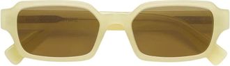 Retro Superfuture unisex, Accessoires, Jaune, Taille: 54 MM Carino Lunettes de soleil