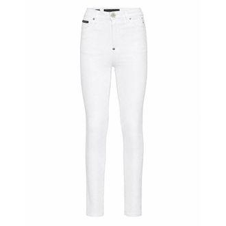 Philipp Plein Damen, Jeans, Wei&szlig;, W28Gr&ouml;&szlig;e