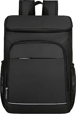 Generic Sac &agrave; dos tendance en cuir pour femme - Grand sac &agrave; dos de voyage pour femme - Sac &agrave; bandouli&egrave;re tendance - Oreillers de camping pour femme, Noir, tai