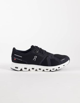 On Cloud 6 sneakers noires et blanches