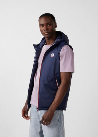 Jott Doudoune r&eacute;versible sans manches Marine Leudal - Taille XXL