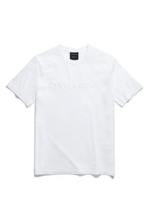 Canada Goose Ocra T-Shirt mit Stickerei in Wei&szlig;