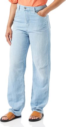 Mustang Jeans Damen Moms Jeans, Mittelblau 301, 32W / 30L