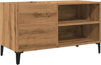 vidaXL Vidaxl - Armoire à disques chêne artisanal 84,5x38x48 cm bois ingénierie