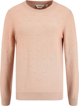 Oxmo Dotta Damen Strickpullover Feinstrick Pullover, Größe:XL, Farbe:Mahogany Rose (151511)