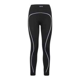 Off-white Femme, Sport, Noir, Taille: 36 FR Leggings Seamless Black Stamp