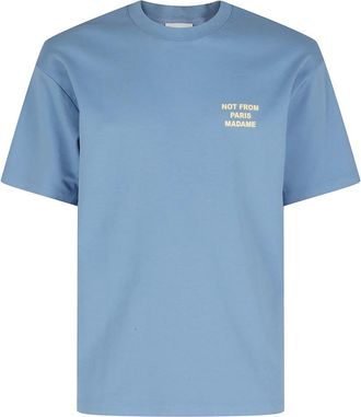 Dr&ocirc;le de Monsieur Homme, Tops, Bleu, Taille: M Le T-Shirt Slogan