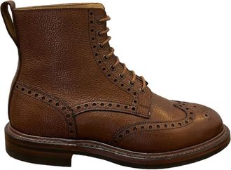 Crockett & Jones Femme, Chaussures, Brun, Taille: 38 EU Grace Lace-up Boot