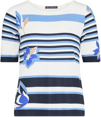 Betty Barclay Kurzarmshirt Damen mit Ringel (1-tlg)