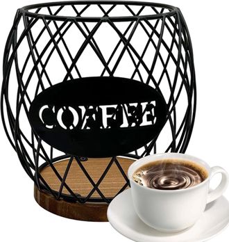 Generic Pod-Aufbewahrungsbeh&auml;lter - Eleganter Metall-Arbeitsplattenhalter, Platzsparender Kaffeekapsel-Organizer, Robustes K&uuml;chenzubeh&ouml;r, Stromlinienf&ouml;rmige K