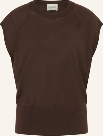 Closed Closed Strickshirt braun