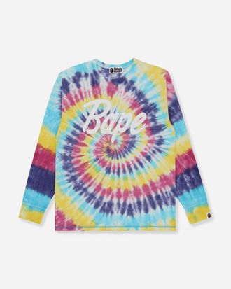 A Bathing Ape Men s Bape Tie Dye T-Shirt Multicolor
