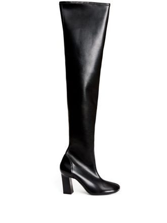 Fabiana Filippi bottes en cuir artificiel - Noir