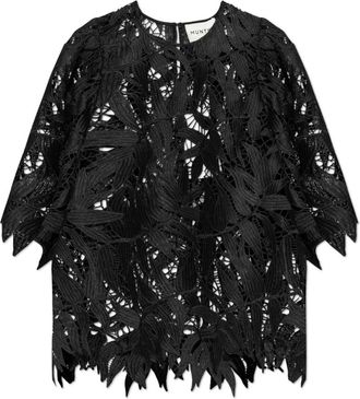 Munthe Femme, Blouses et Chemises, Noir, Taille: 42 FR Bubble Top