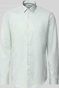 Jake*s Regular Fit Business Hemd aus Baumwolle mit Kentkragen