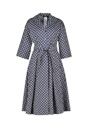 Max Mara Damen Blusenkleid aus Baumwoll-Popeline