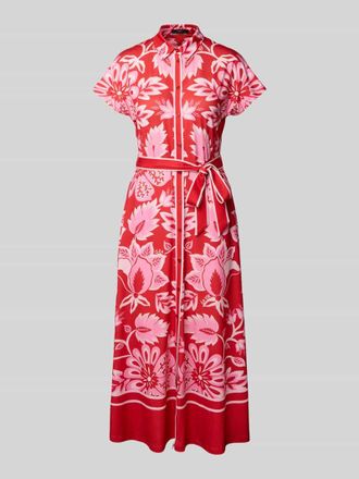 Oui Maxikleid mit Bindeg&uuml;rtel