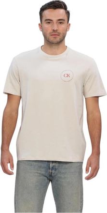 Calvin Klein Herren, Oberteile, Beige, XLGr&ouml;&szlig;e