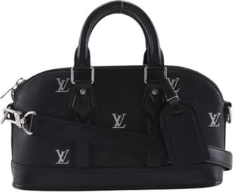 Louis Vuitton Pre-owned Alma EW Sac &agrave; main en cuir de veau - Femme - Pre-owned - Noir - Taille: ONE Size
