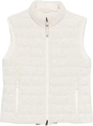 Brunello Cucinelli Sequin-embellishment Gilet