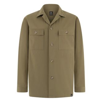 Boggi Milano Homme, Vestes, Beige, Taille: L Chemise-veste en coton et Tencel