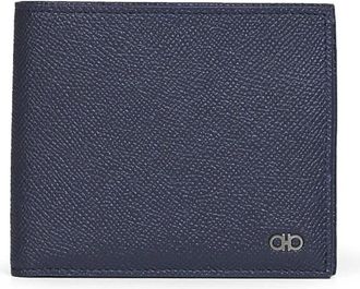 Ferragamo Homme, Accessoires, Bleu, Taille: ONE Size Micro Gancio Wallet
