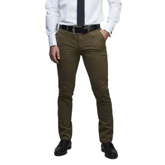 Hansen & Jacob Hansen & Jacob, Homme, Pantalons, Vert, Taille: W34 L34 Chinos Aerodyn Classiques en Vert