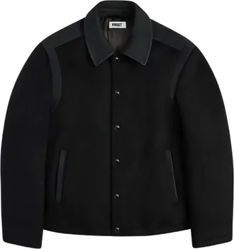 Krost veste Mercer Varsity à coutures contrastantes - Noir