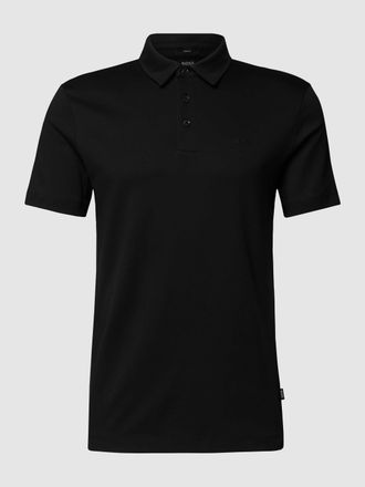 HUGO BOSS Poloshirt mit Brand-Schriftzug