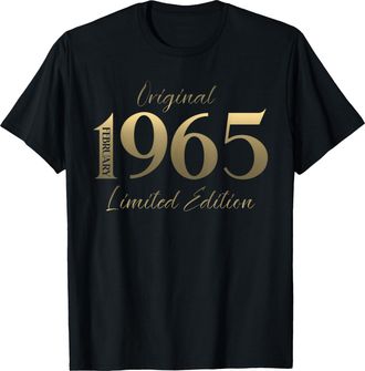 Generic 61. Geburtstag Februar 1965 Vintage Jahrgang T-Shirt