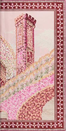 Ferragamo Ferragamo Seidentuch rot