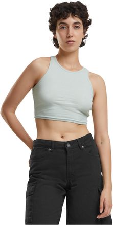 Urban Classics Damen Top Cropped Rib Top, Geripptes Top für Frauen, kurz geschnitten, Slim Fit, erhältlich in vielen Farbvarianten, Größen XS-5XL