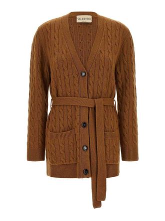 Valentino Garavani Cardigan - Marron