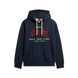 Superdry Vintage Logo Heritage Relaxed Hoodie - - Sweatshirts & Hoodies - Herren - Blau - M